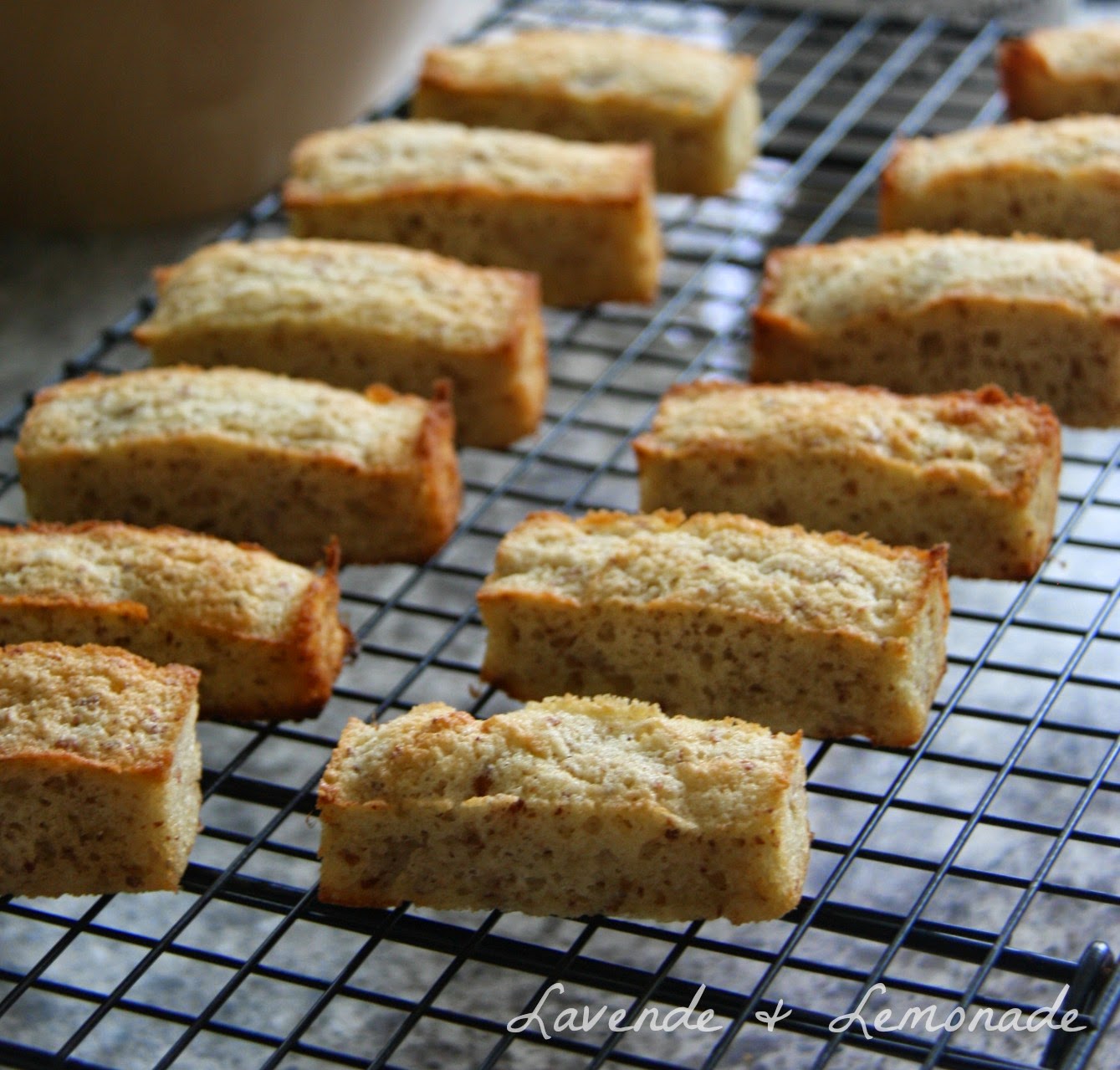 Lavende and Lemonade: French Financier Almond Pastries