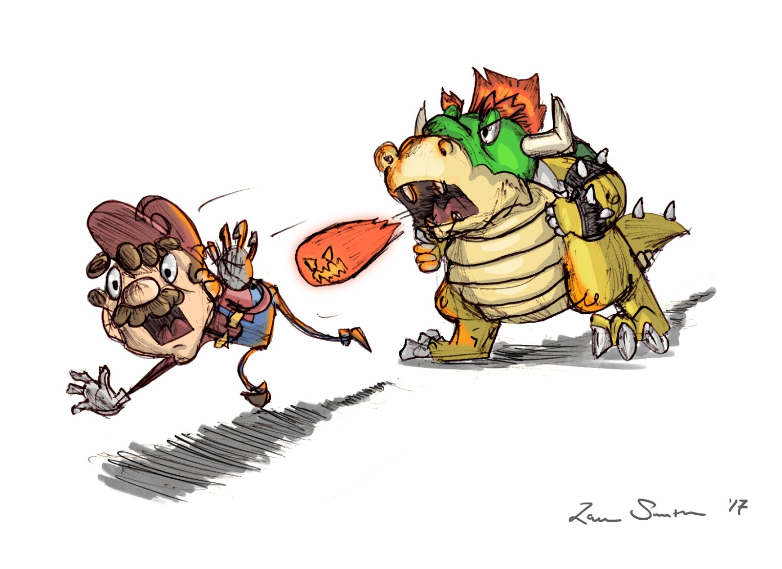 SparkysArt: Bowser Attack