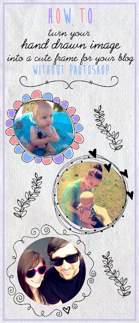 Raindrops and Kisses: How To Make Super Cute Hand-Drawn Blog Frames