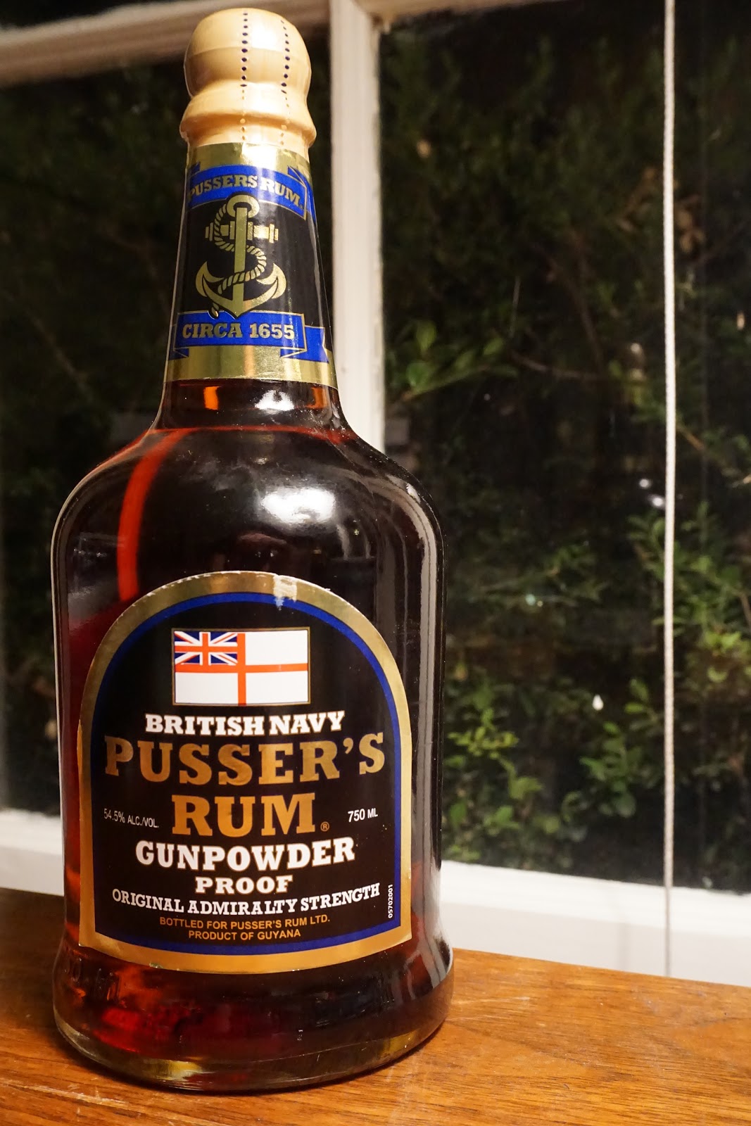 Pusser's Rum Gunpowder Proof...