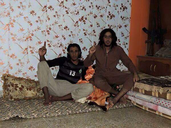 The pictures on the mobile phone showing clearly their faces with and ...