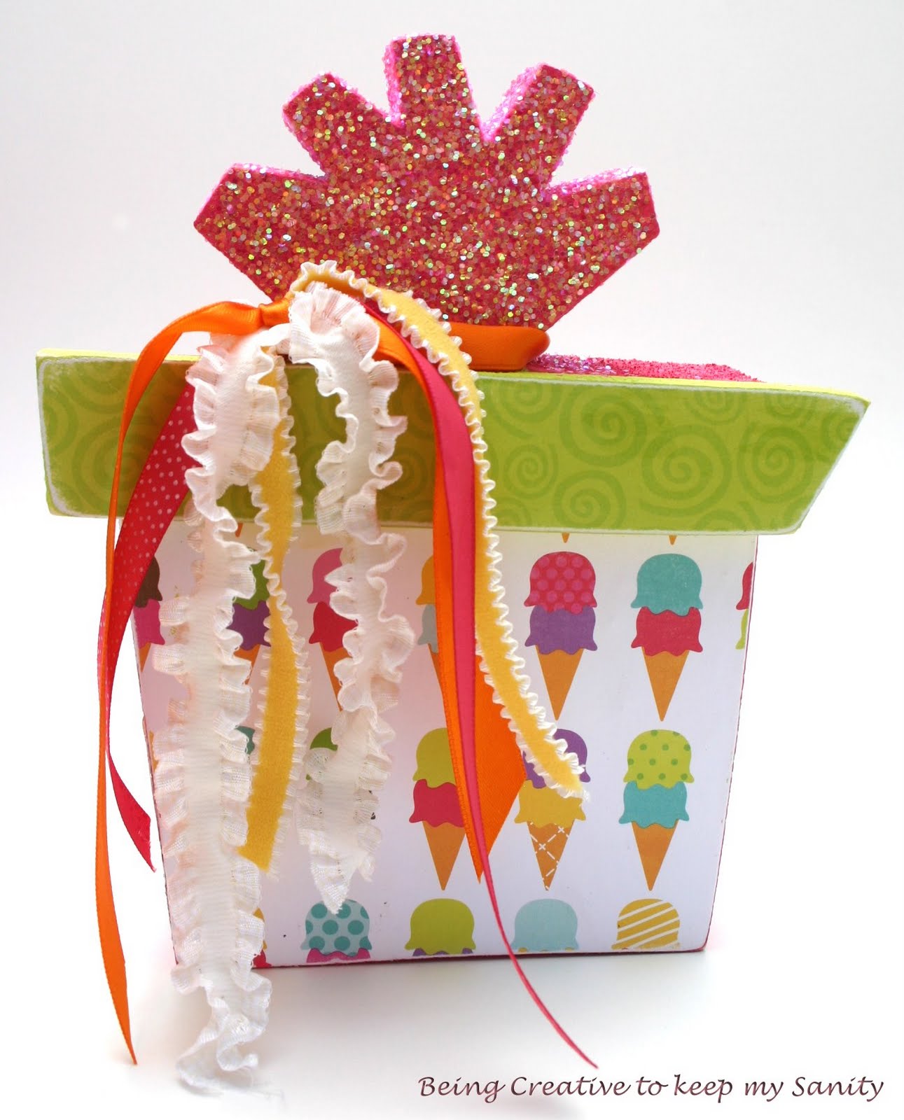 Being creative to keep my sanity: Birthday Present Decor