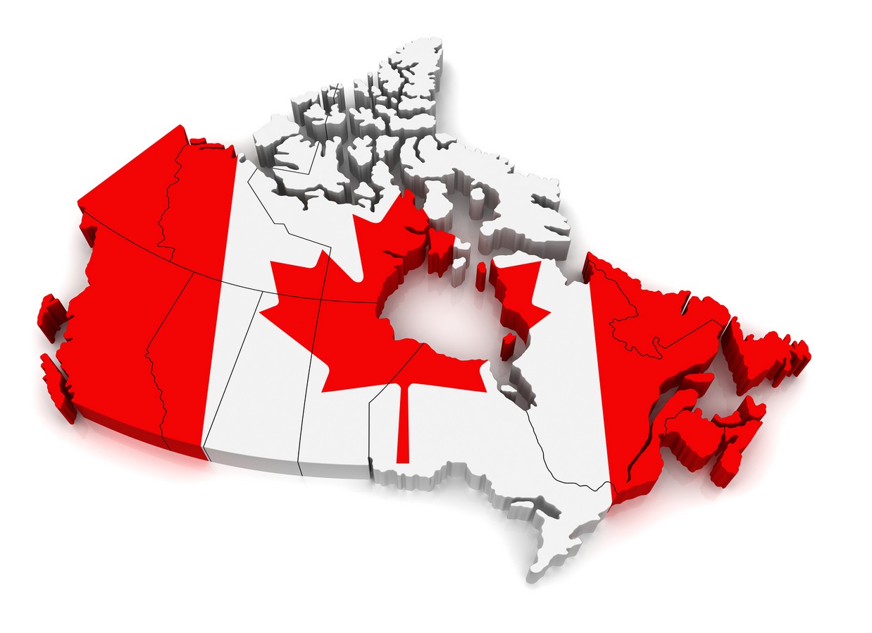 Canada 3D Flag Map World Maps canada-3d-flag-map-world-maps