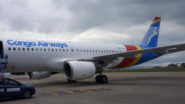 DR Congo Airline Blog: Congo Airways : le premier avion A320 dévoile ...