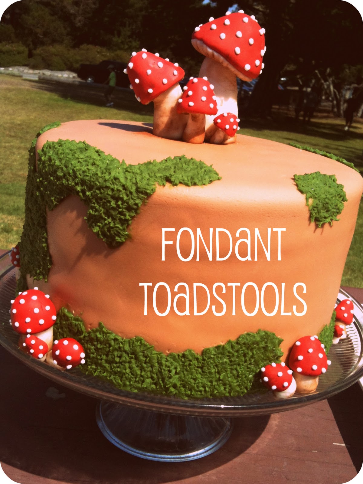 Fondant Tutorial: Woodland Toadstools