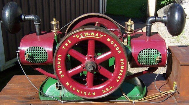 New Way Engine Stations: REGISTRY "NEW WAY" - Twin Horizontal Cylinders