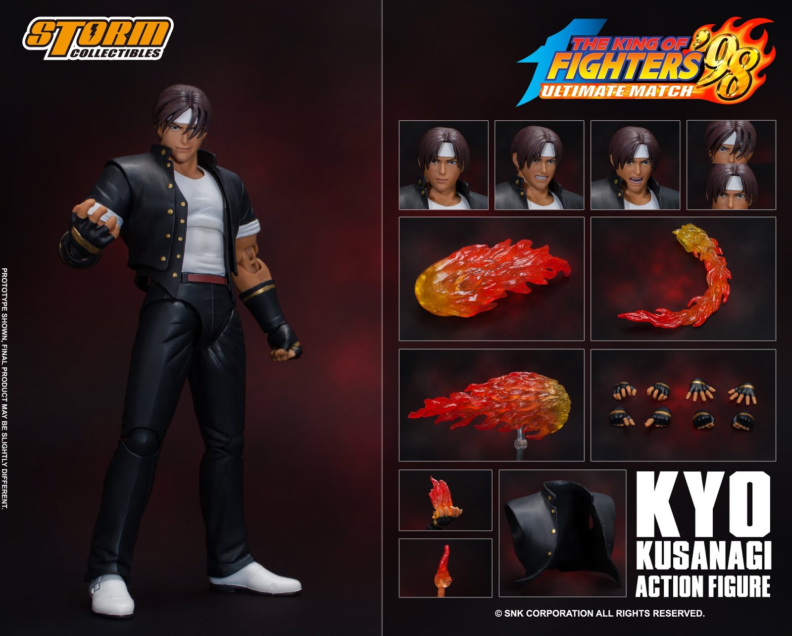Figuras: Imágenes y detalles de Kyo Kusanagi de "King of Fighters 98 ...