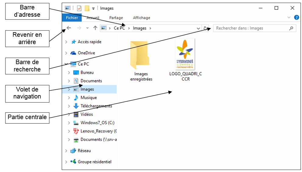 explorateur de fichiers windows 10