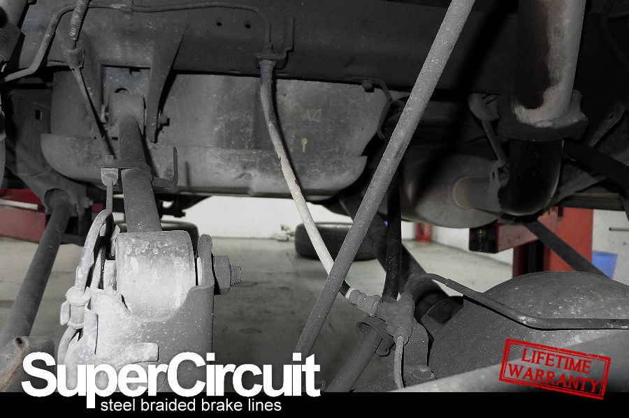 SUPERCIRCUIT Steel Braided Brake Lines: Toyota Land Cruiser 100 Series ...