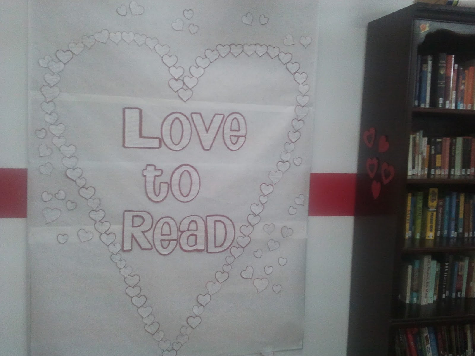 Library Displays: Love to Read