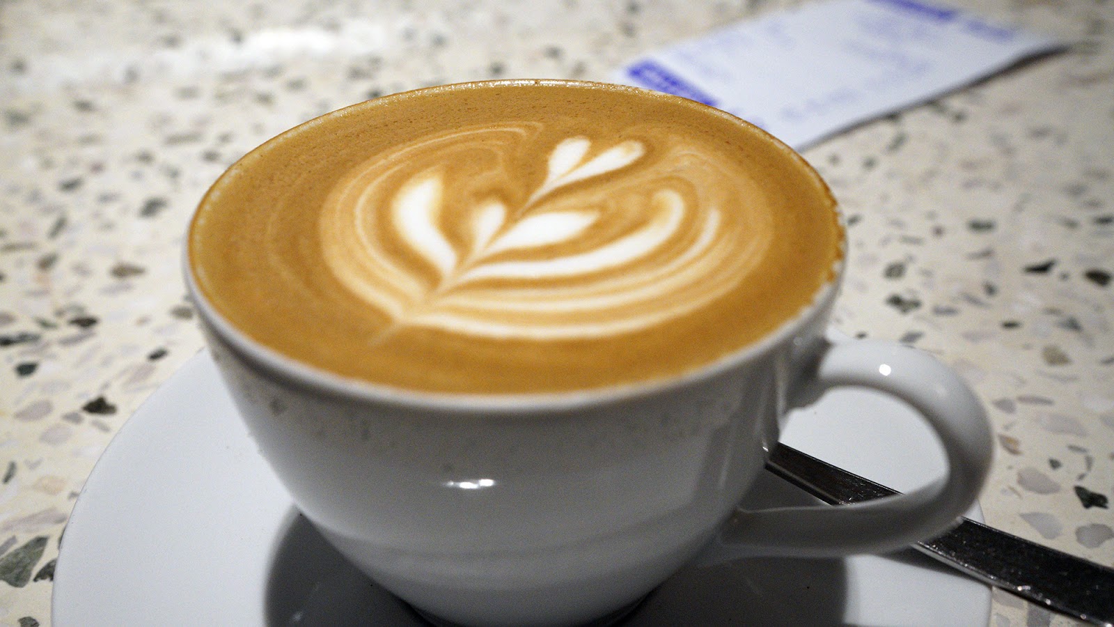 Flower coffee art free picture for commercial use