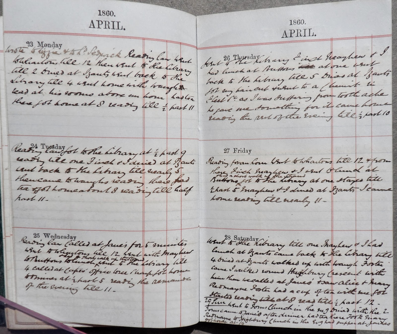 North Yorkshire History: John Richard Stubbs' diary for 1860