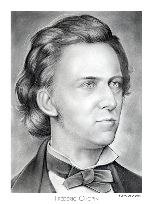 Sketch of the Day: Pianist Chopin