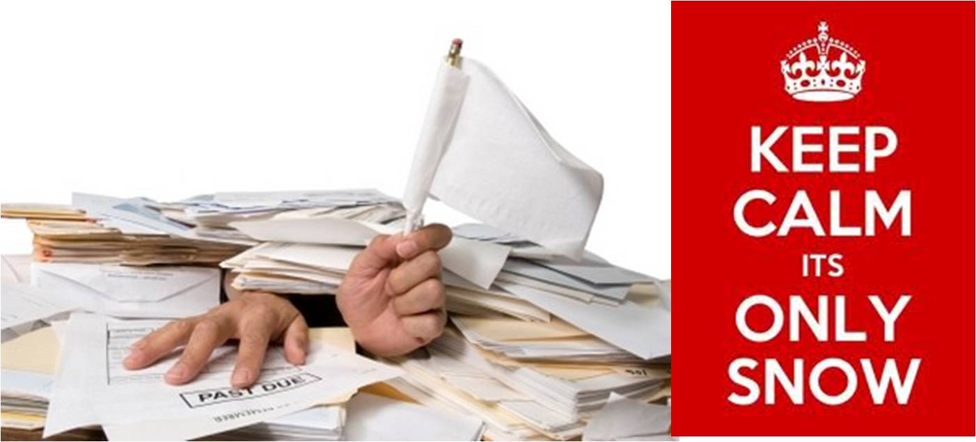 CS Secretarial Services: Snowed under? Watch those paper piles melt!