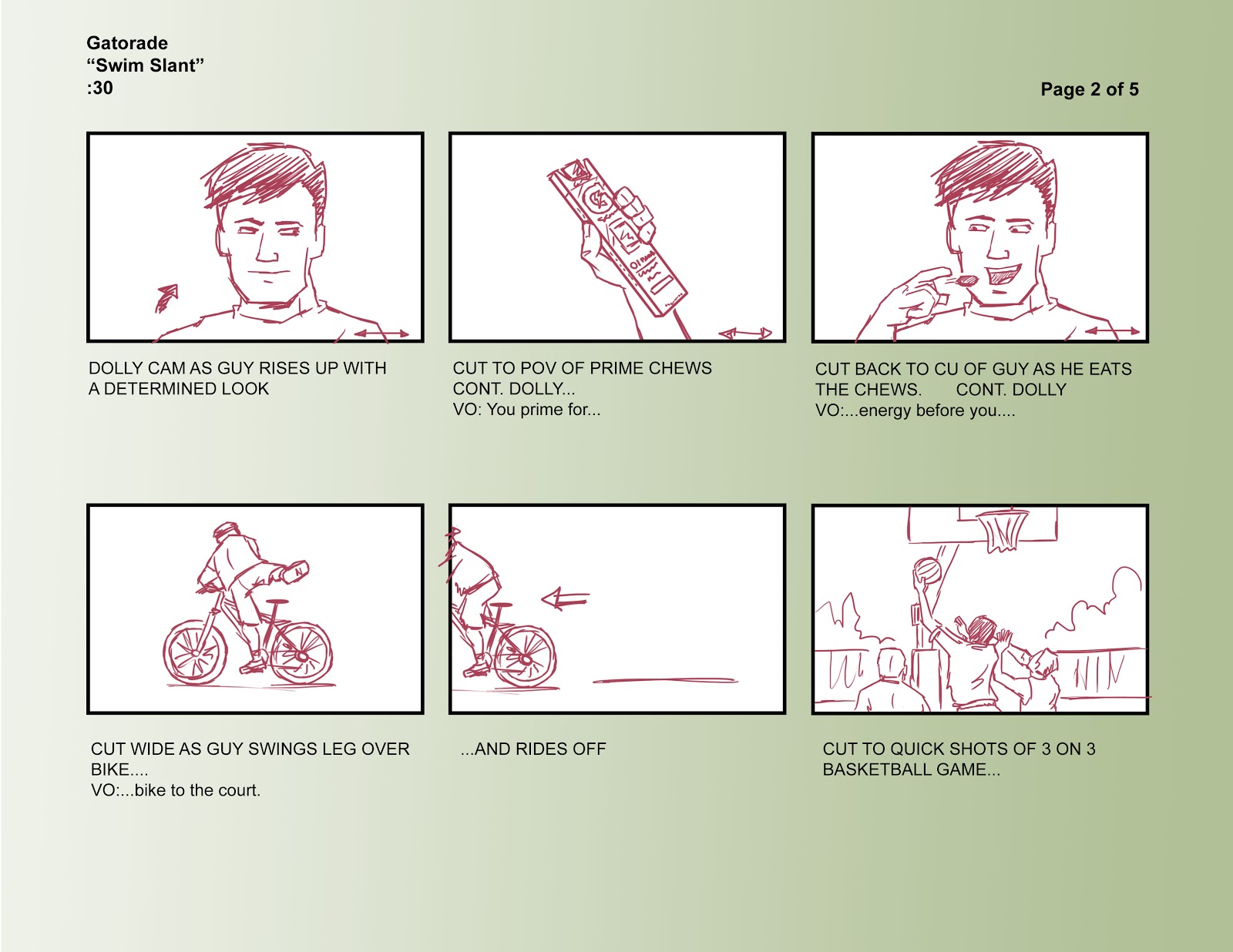 Rich Draper Storyboards: Shooting Boards