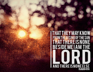 God en gebed: Ik gordde u, hoewel gij Mij niet kendet (Jes. 45)