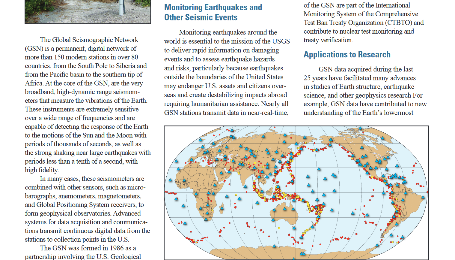 GTVRG TSUNAMI DISASTER 2004 DATABASE: GLOBAL SEISMOGRAPHIC NETWORK