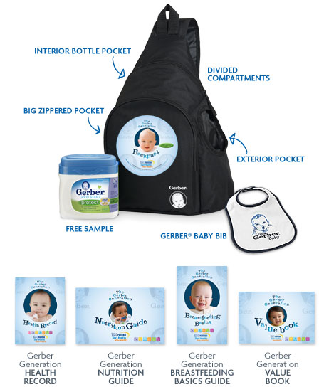 Campioncini gratis X tutti: Free Gerber Backpack Filled w/ Samples ...