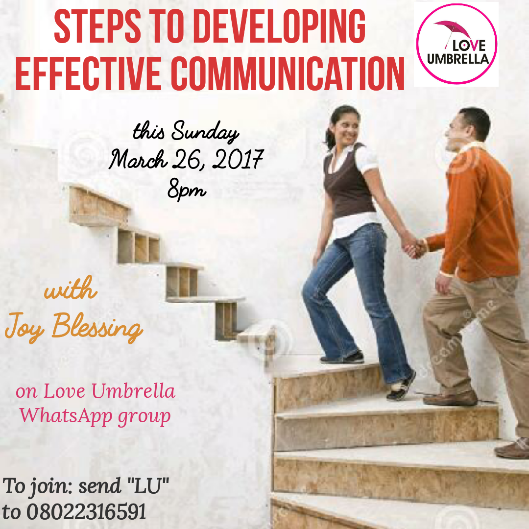 Steps to developing communication skills