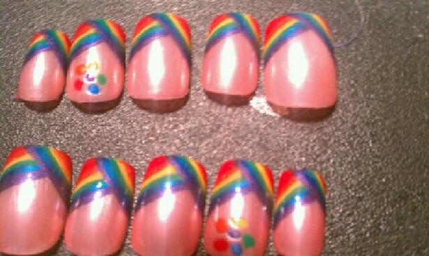 Nail Polish Addict: Gay Pride Nails