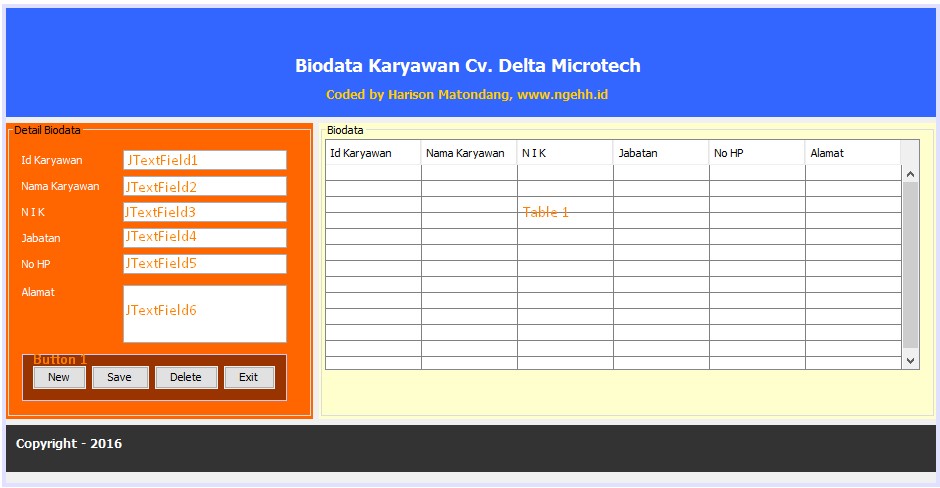 Java Swing Crud Application With Source Code Project Online Course Desktop App Operations Using