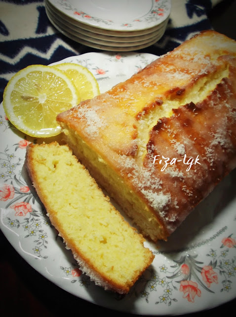LEMON COCONUT LOAF | Fiza's Cooking