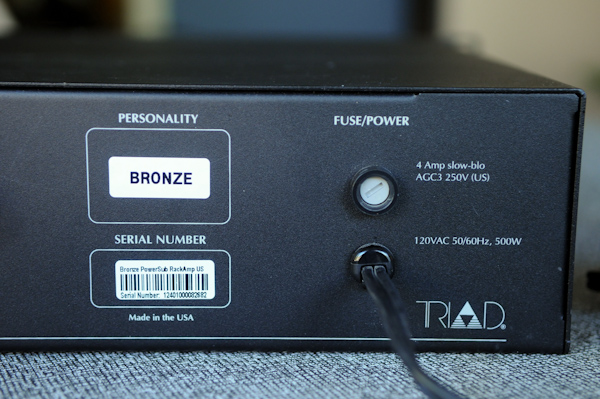 heygreenie: Triad Bronze PowerSub Rack Amp - LS *** SOLD