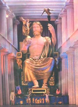 LAS MARAVILLAS DEL MUNDO: Estatua de Zeus