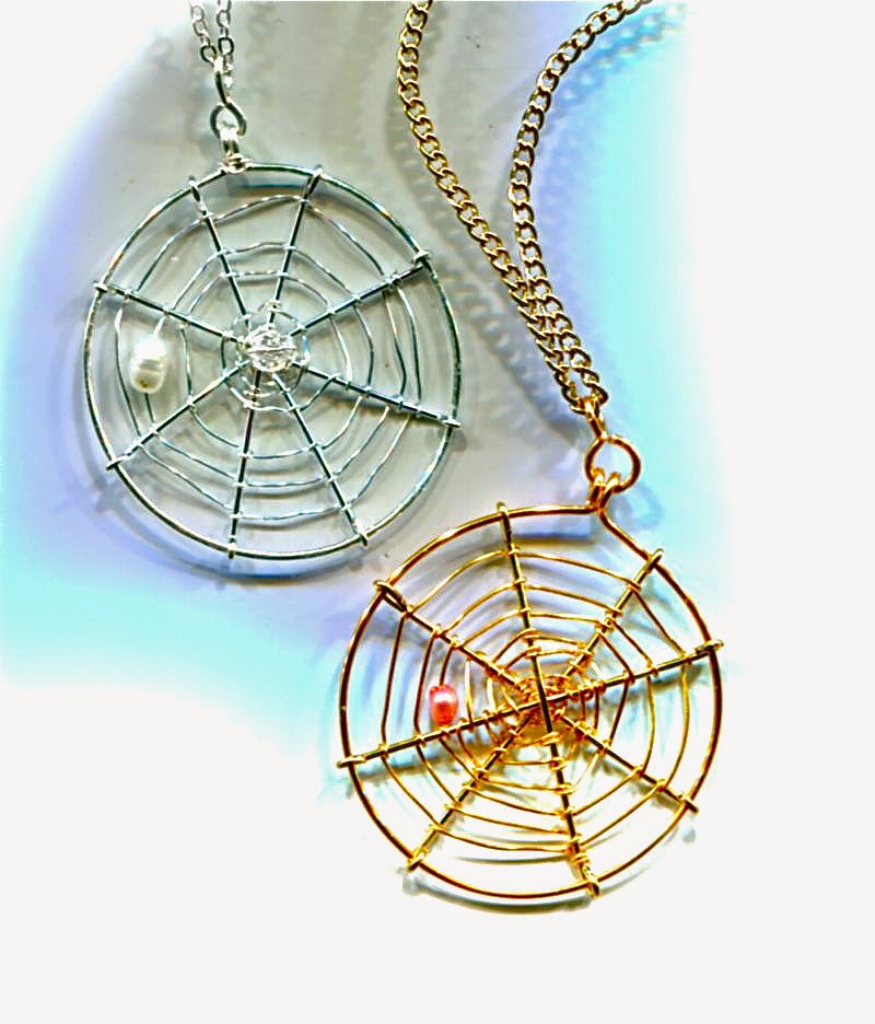 WireWorkers Guild: "SPIDER WEB" PENDANT TUTORIAL