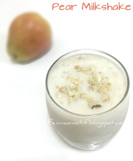 HOME TALENTS: PEAR MILKSHAKE