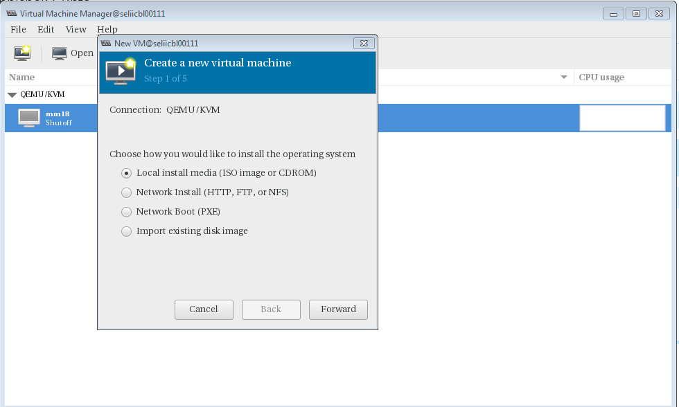 Creating Virtual Machines In Kvm Using Gui Tool