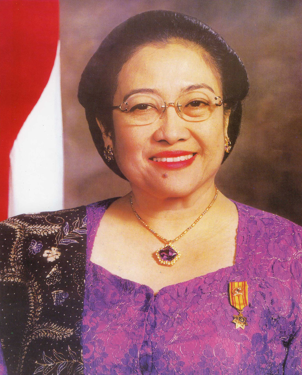 www.history.com: President Megawati Soekarnoputri.