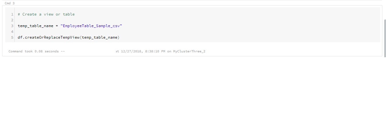 Technical How To Create Table And Load Data In Databricks From A File
