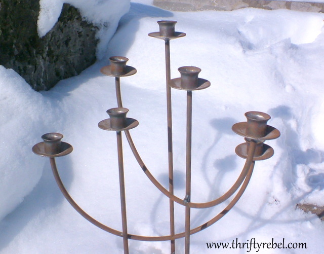 A Tale of Two Candle Trees - Color Me Thrifty