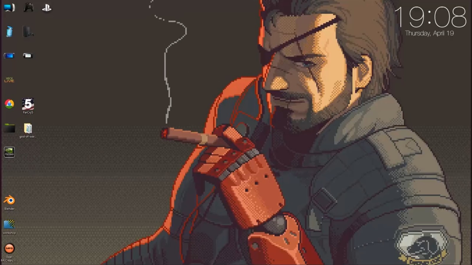 wallpaper engine pixel art metal gear Venom Snake free download ...
