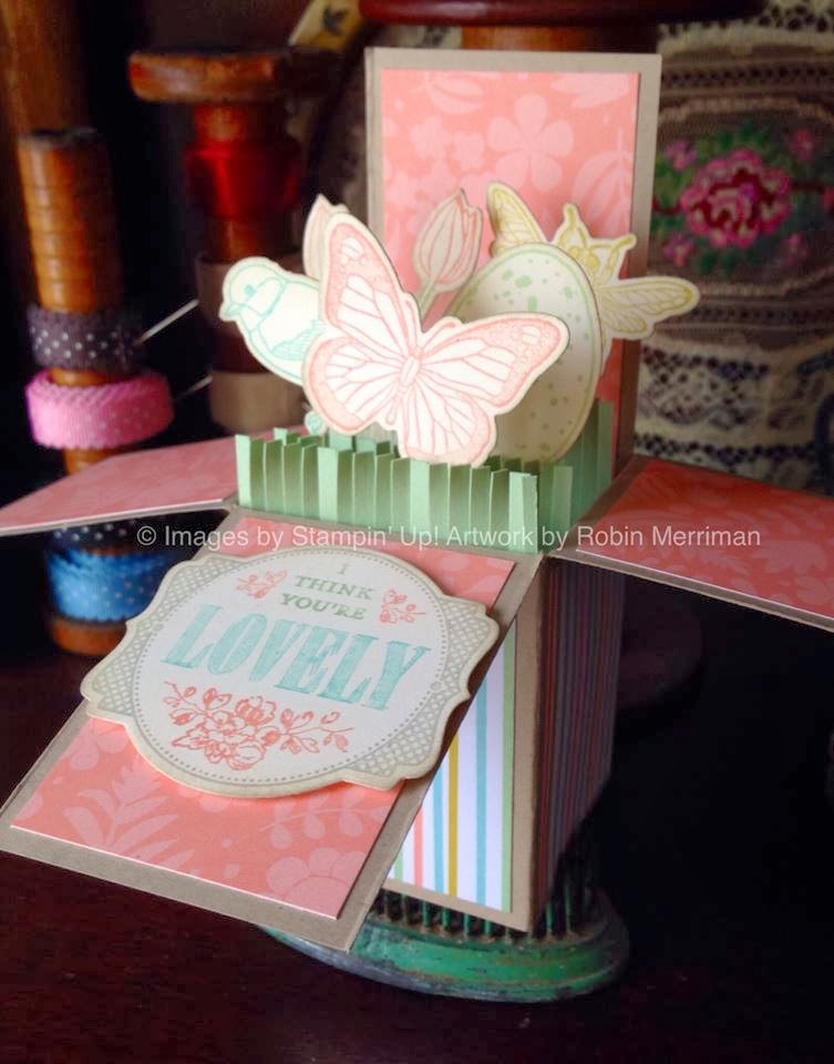 Trinity Designs: Spring in a Box! A Fun Fold-Out Card