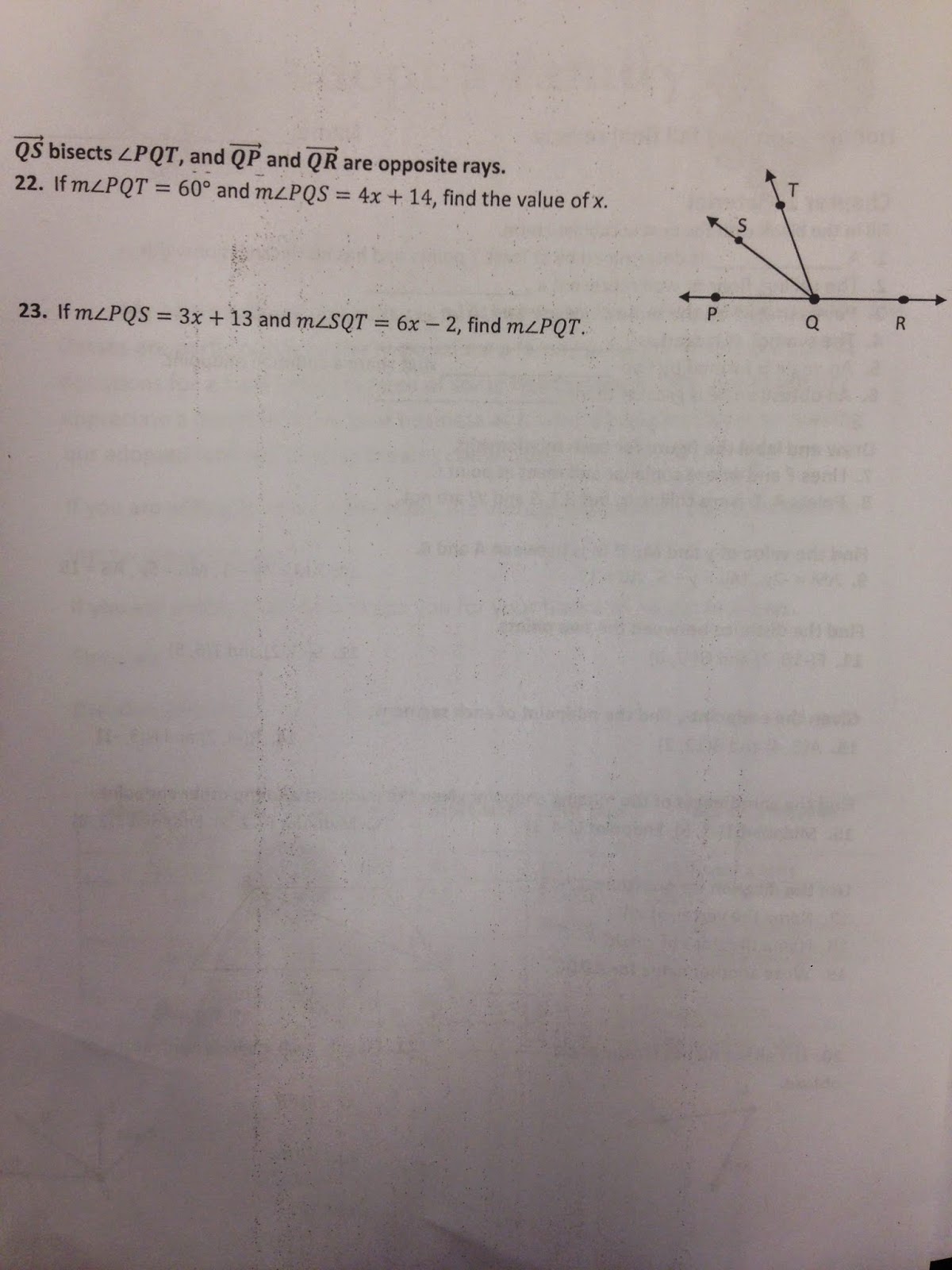 Honors Geometry - Vintage High School: Chapter 1 Fall Final Review