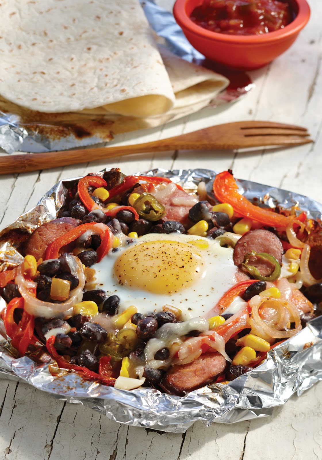 ready-to-go breakfast tacos | camping friendly recipes