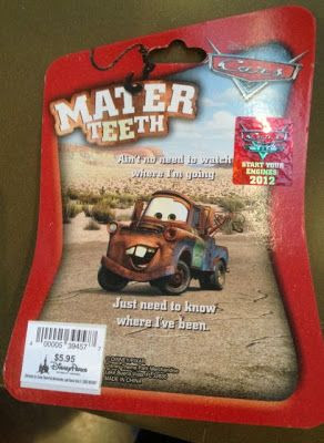 Disney Musings: Tow Mater Teeth