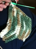 Crocheted Windmill Dishcloth