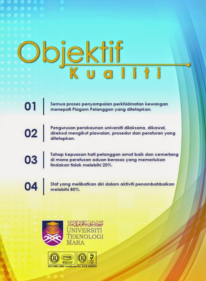 Pejabat Bendahari UiTM Cawangan Terengganu Kampus Bukit Besi: Objektif ...