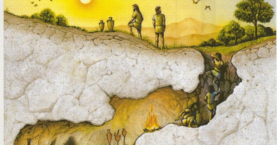 La alegoría de la caverna de Platón