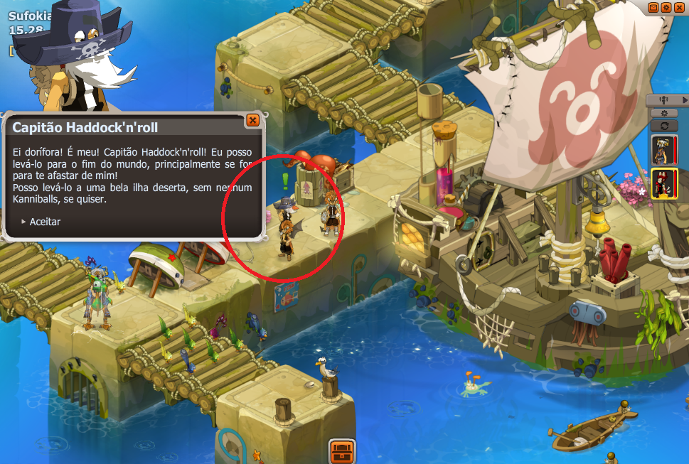 Dofus Guilda Eclipse: Como chegar à Ilha de Otomai?