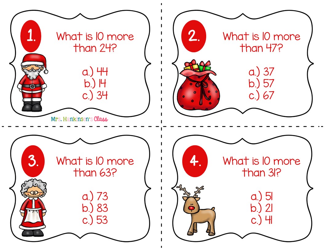 Mrs. Hankinson's Class: Christmas Math Centers