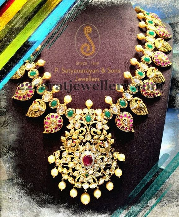 Trendy Mango Necklace by PSJ - Jewellery Designs