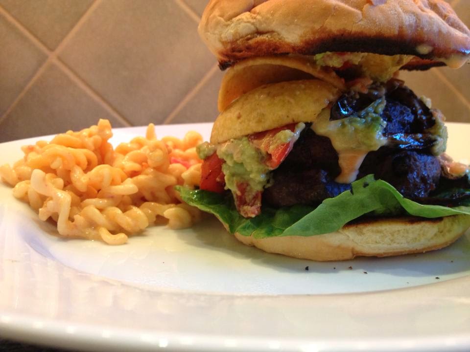 ...Yummy...: Mexi Black bean and Beef Burger