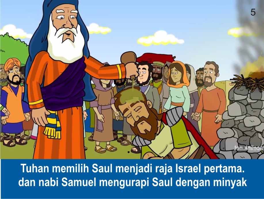 Komik Alkitab Anak: Saul Raja Israel Pertama
