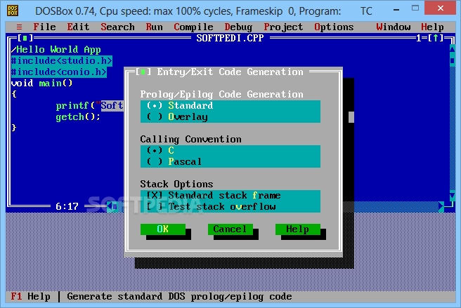 Turbo c++ helping material