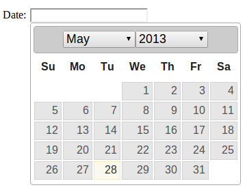 Tutorial, Tips & Trik Programmer: Mengubah tampilan bulan dan tahun, input tanggal dari datepicker