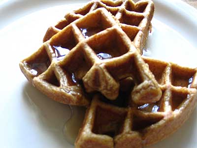 Spiced Pumpkin Waffles | Lisa's Kitchen | Vegetarian Recipes | Cooking ...